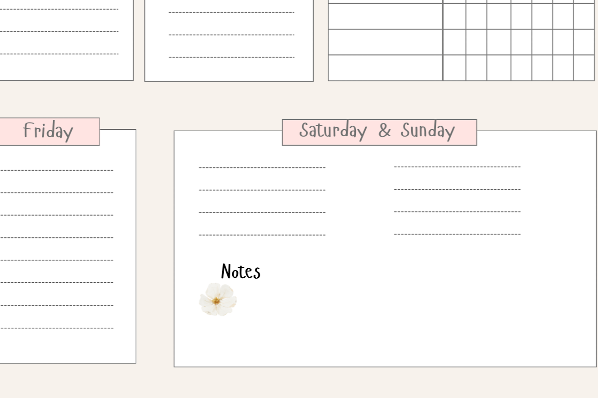 Weekly Planner Template - latebloomerinbakerville