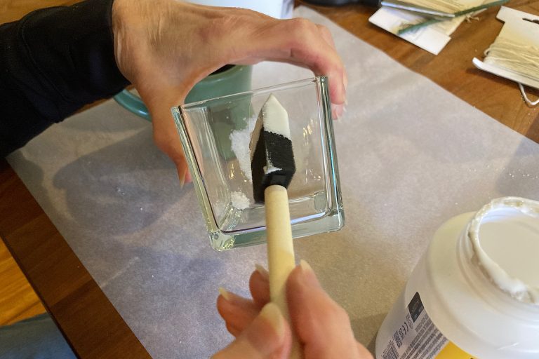 Create Winter Magic: Frosted Epsom Salt Candle Jars ...