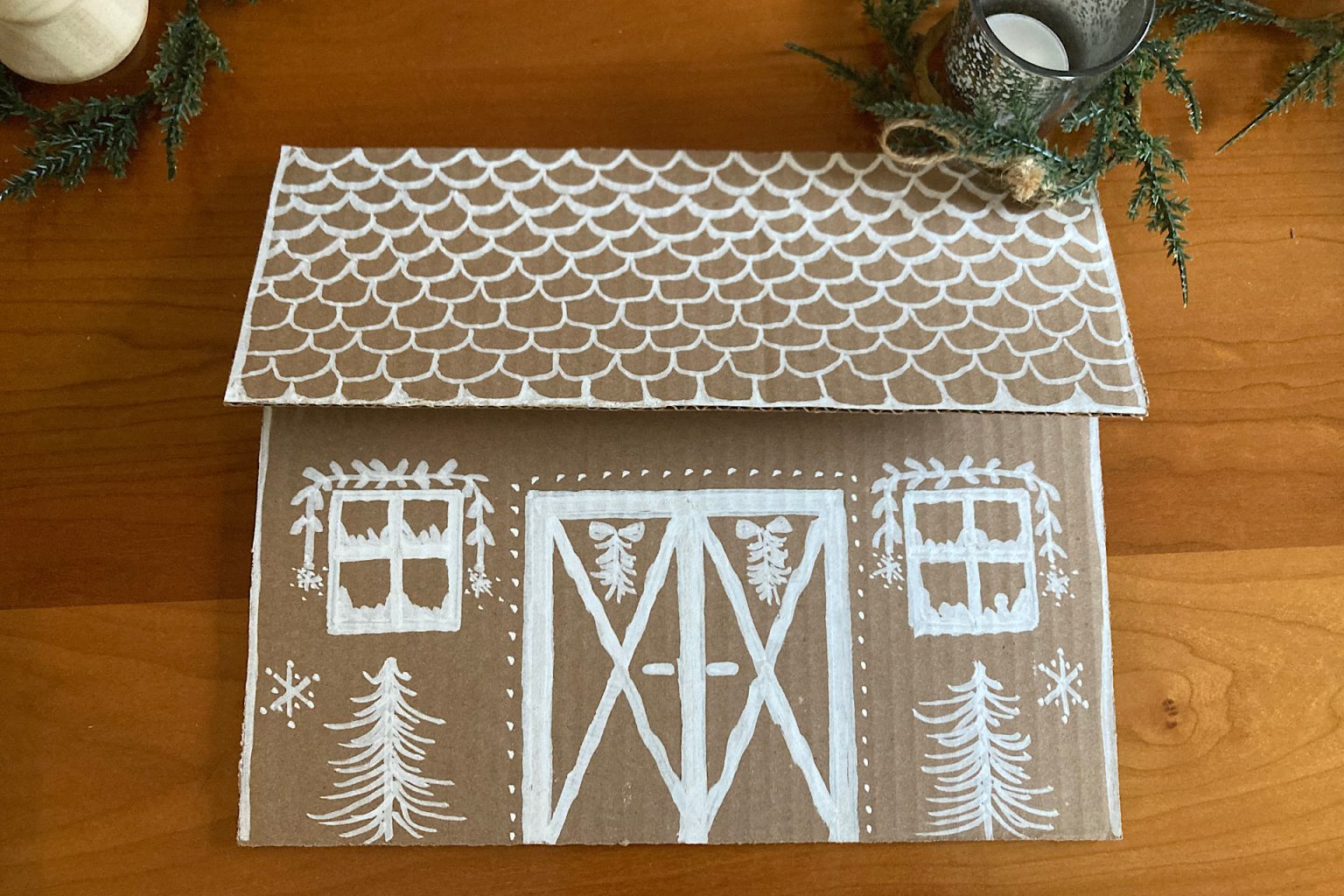 Charming Cardboard Creations: Gingerbread Village DIY ...