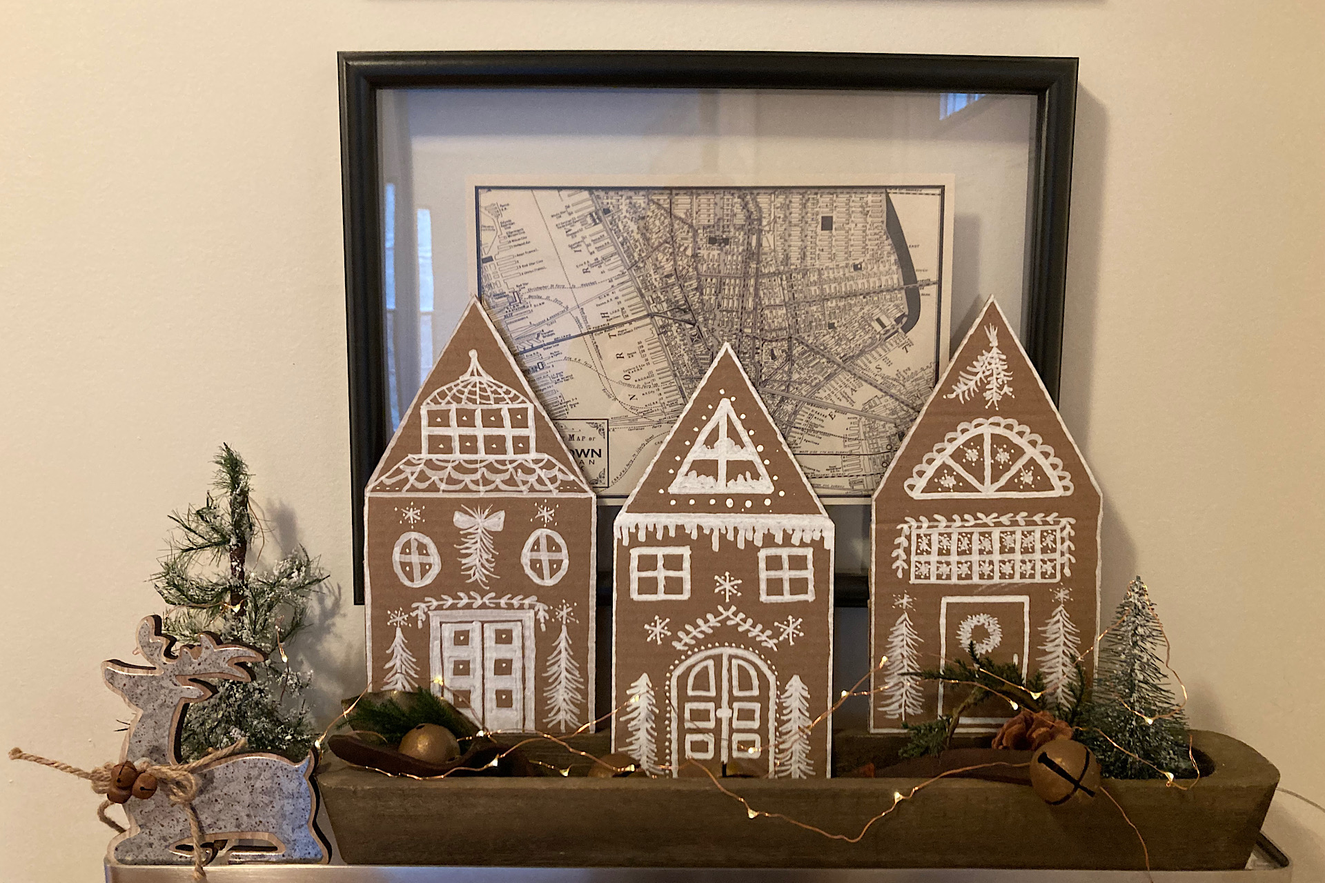 Charming Cardboard Creations: Gingerbread Village DIY ...